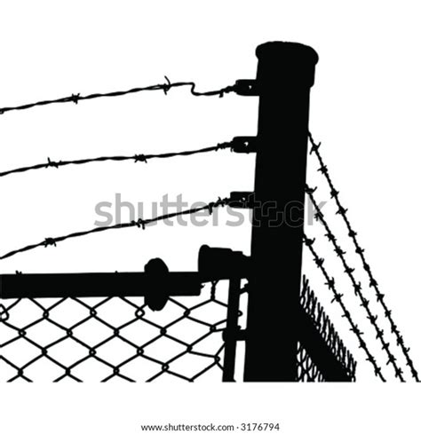 Vector Chain Link Fence Stock Vector Royalty Free Shutterstock