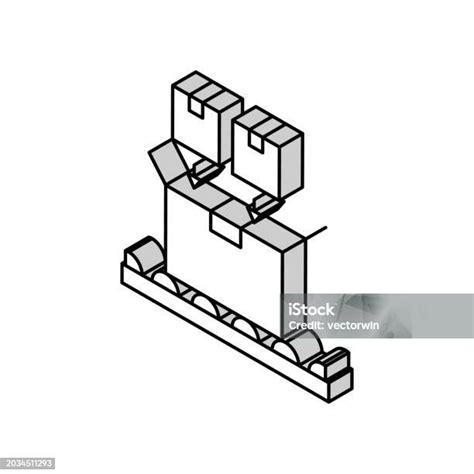 채워진 제품 상자 포장 컨테이너 아이소 메트릭 아이콘 벡터 일러스트 레이 션 개발에 대한 스톡 벡터 아트 및 기타 이미지 개발 경영자 계획 Istock