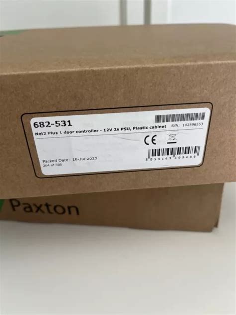 Paxton Net2 Plus 682 531 Door Controller 12v 2a Psu In Plastic Cabinet £170 00 Picclick Uk
