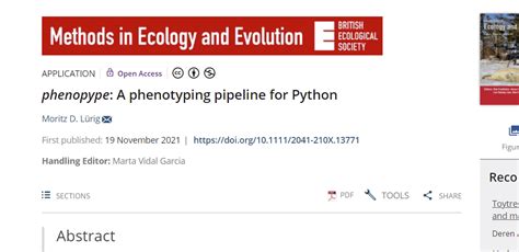 Phenopype A Phenotyping Pipeline For Python