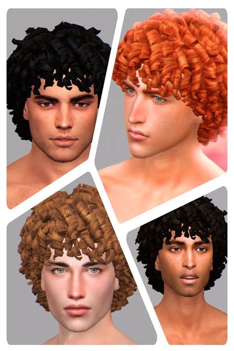 Top Sims 4 Male Curly Hair Cc For A Natural Look Sims 4 Curly Hair