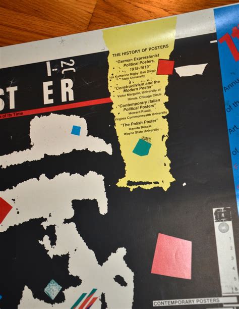 1983 Deconstructivist Poster From The 71st Annual Meeting Of The