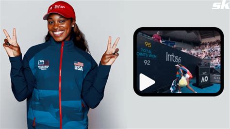 Watch Sloane Stephens Hilariously Struggles To Give Her Towel To A Fan After Australian Open R2 Win