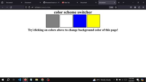 Laxmi Rathod On Linkedin Webdevelopment Html Css Backgroundcolorswitcher Coding Frontend