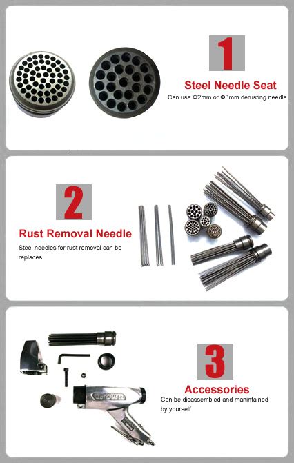 Pneumatic Needle Sacler Pneumatic Jet Chisel Impa Code 590463 Pneumatic Jet Scaler And