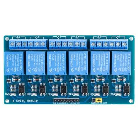 Modul Releu 6 Canale 5v Albastru Emag Ro