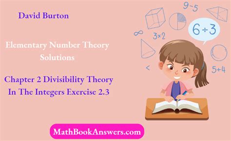 David Burton Elementary Number Theory Solutions Chapter 2 Divisibility