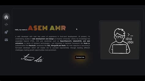 [video] Asem Amr On Linkedin Projects Work Portfolio Webdesign Webdevelopment Showcase