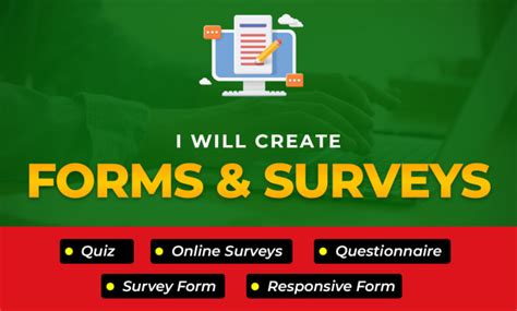 Online Surveys Responsive Form Questionnaire Quiz Survey Form By Zahid Fiverr