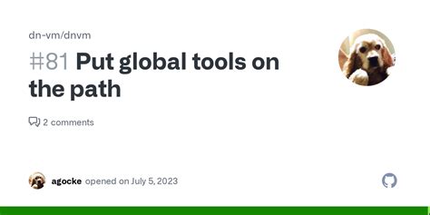 put global tools on the path · issue 81 · dn vm dnvm · github