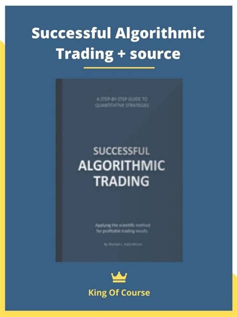 Successful Algorithmic Trading Source Loadcourse Best Discount