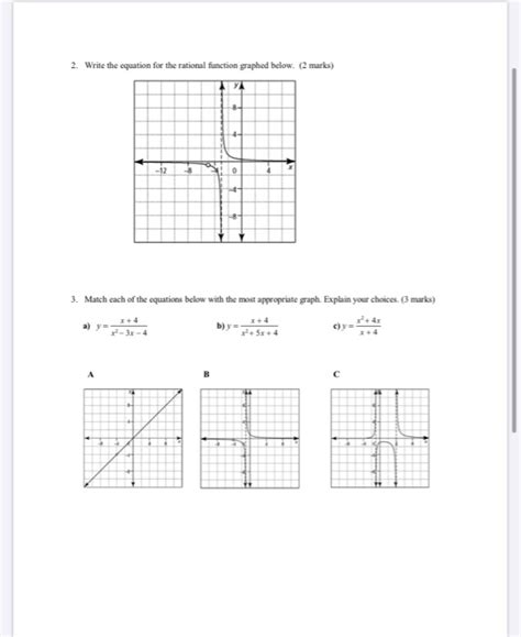 Solved Pre Calculus Chapter Hand In Name For Each Chegg