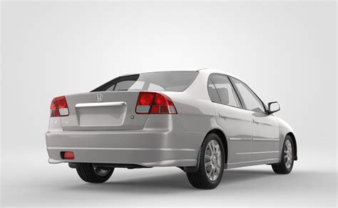 Honda Civic Vtec 2 3d Model By Carmodels3d