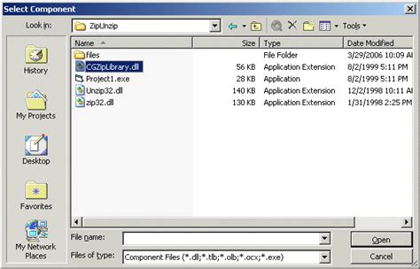 zip and unzip using vb