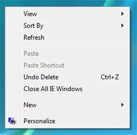 Desktop Right Click Menu Manager Manage Menu Items On Right Click Of Desktop