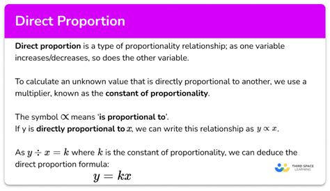 Direct Proportion Gcse Maths Steps Examples And Worksheet