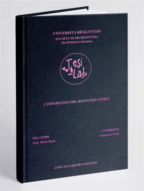 Colore Copertina Tesi Di Laurea