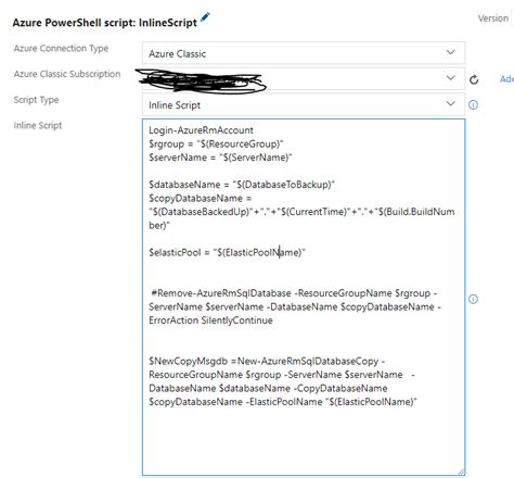Running Azure Powershell Inline Script Stack Overflow