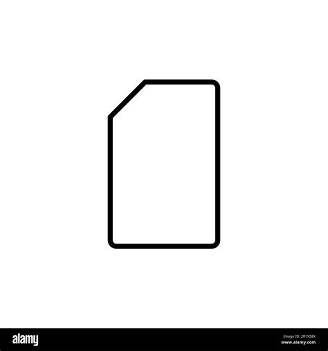 Sim Card Icon Vector Dual Sim Card Icon Vector Stock Vector Image And Art Alamy