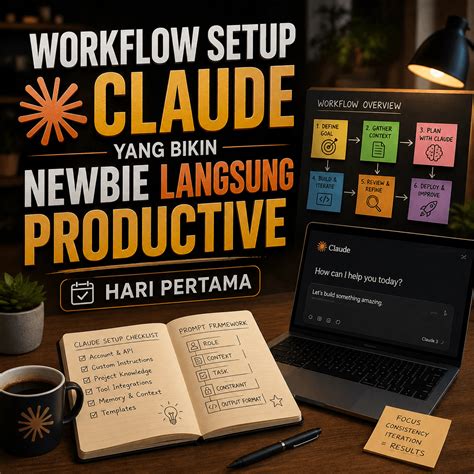 5 Workflow Setup Claude Yang Bikin Newbie Langsung Productive Hari