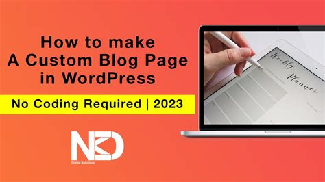 Create Custom Blog Template In Wordpress Elementor Youtube