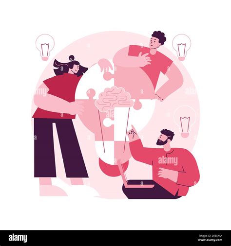 Brainstorming Abstract Concept Vector Illustration Teamwork Brainstorming Tools Idea