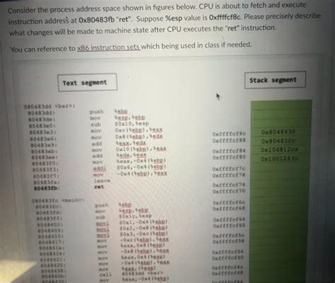 Consider The Process Address Space Shown In Figures