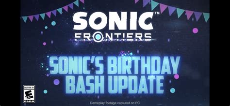 The Sonic Stadium Sonic News On Twitter Sonicfrontiers Sonic Birthday Bash Dlc Happening