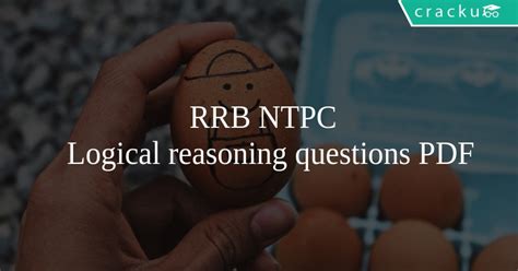 Rrb Ntpc Logical Reasoning Questions Pdf Cracku