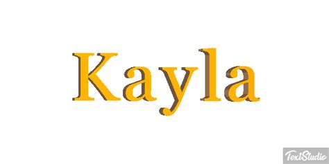 Kayla Name Animated Logo Designs Kayla Name Animated Logo Designs