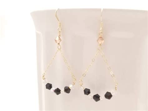 Swarovski Crystal Earrings Swarovski Crystal Dangle Earrings Etsy