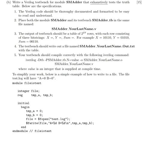 15 5 A Let X And Y Be Two N Bit Binary Numbers
