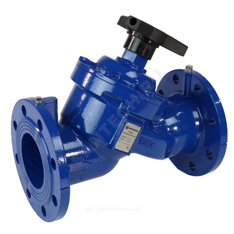 Клапан балансировочный ручной чугун 3081h Ду 125 Ру25 фл с измерительными ниппелями Benarmo