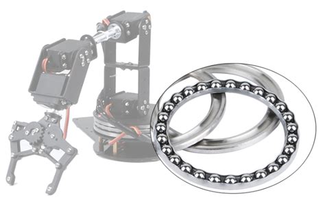 Pre Orderชุดแขนกลหุ่นยนต์ Arm Robot 6 Dof Arduino สีดำ โลหะ Controller And Parts Assembled