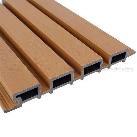 Wpc Wall Panel Black Teak Wood Wpc Louvers Manufacturer From New Delhi