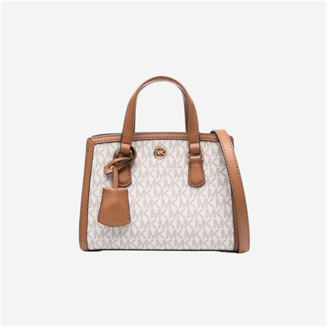 마이클 코어스 찬탈 엑스트라 스몰 로고 메신저백 바닐라 화이트 Michael Kors Kream