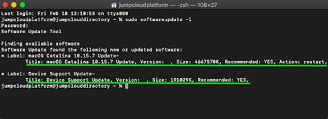 How To Install MacOS Software Updates Remotely JumpCloud