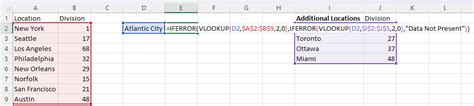 iferror w vlookup to remove n a errors