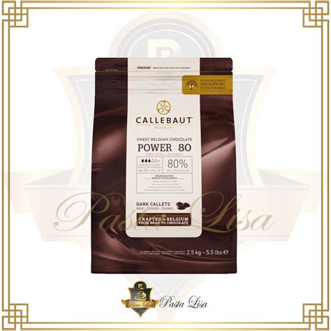 Callebaut Power 80 (%80) Pul Çikolata 2,5kg 1.899,90 TL Güvenli Alışveriş