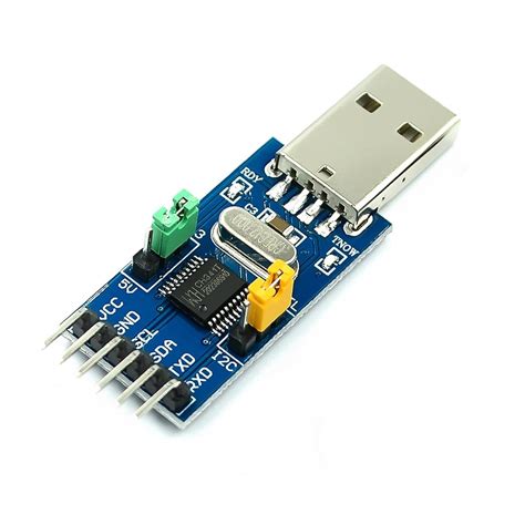 Hiletgo 2pcs Ch341t Downloader Tool Usb To I2c Iic Usb To Uart Usb To