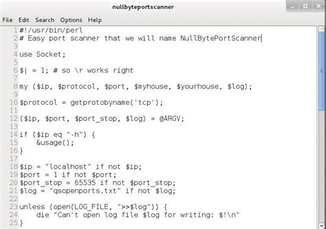 Hack Like A Pro Perl Scripting For The Aspiring Hacker Part Building A Port Scanner Null