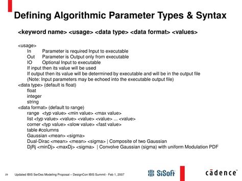 ppt updated algorithmic modeling proposal for serdes tx and rx