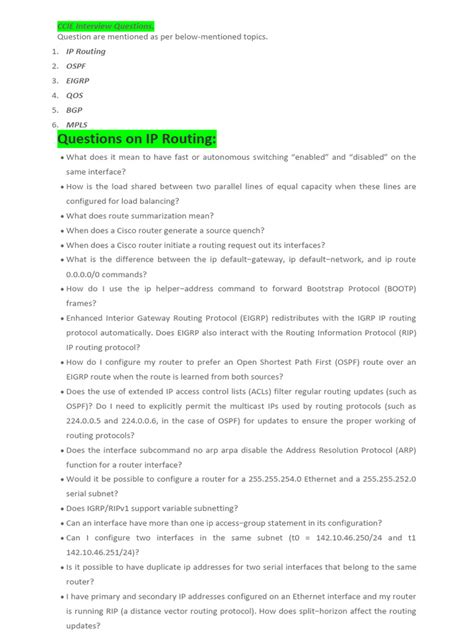 Ccie Interview Questions 1692446401 Pdf