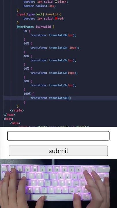 Asmr Programming Validation Input Animation Youtube