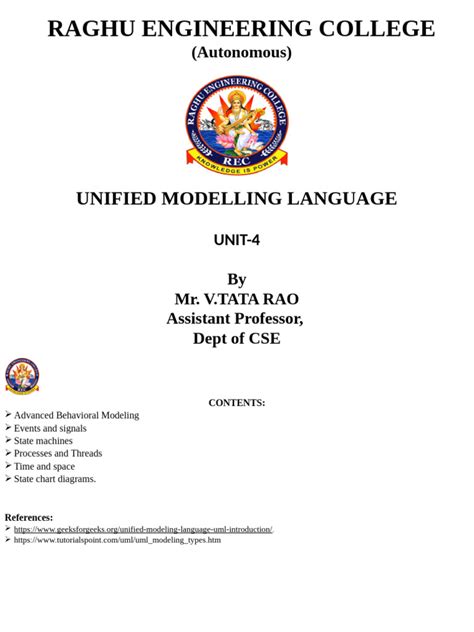 uml unit 4 pdf unified modeling language distributed computing