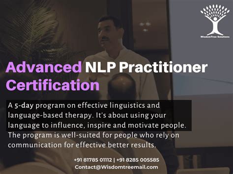 Nlp Practitioner Certification Nlp Training India