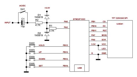stm32 — осциллограф arduino ide — rcl