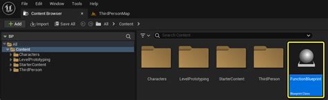 Creating Functions In Unreal Engine Unreal Engine 54 Documentation Epic Developer Community