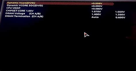 Voltage And Memory Settings Album On Imgur
