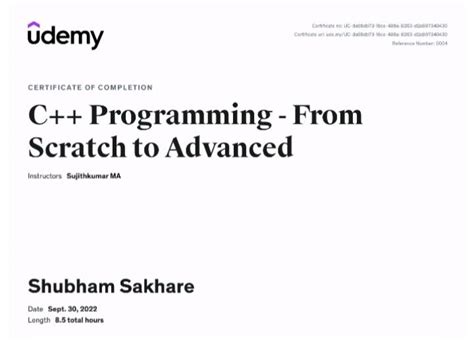 Shubham Sakhare On Linkedin Udemy Completed